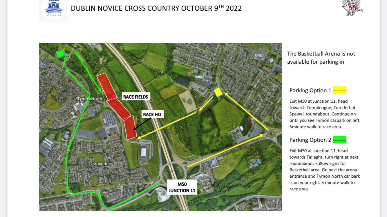 Tymon Park Cross-Country: The Details You Need To Know – Clongriffin AC